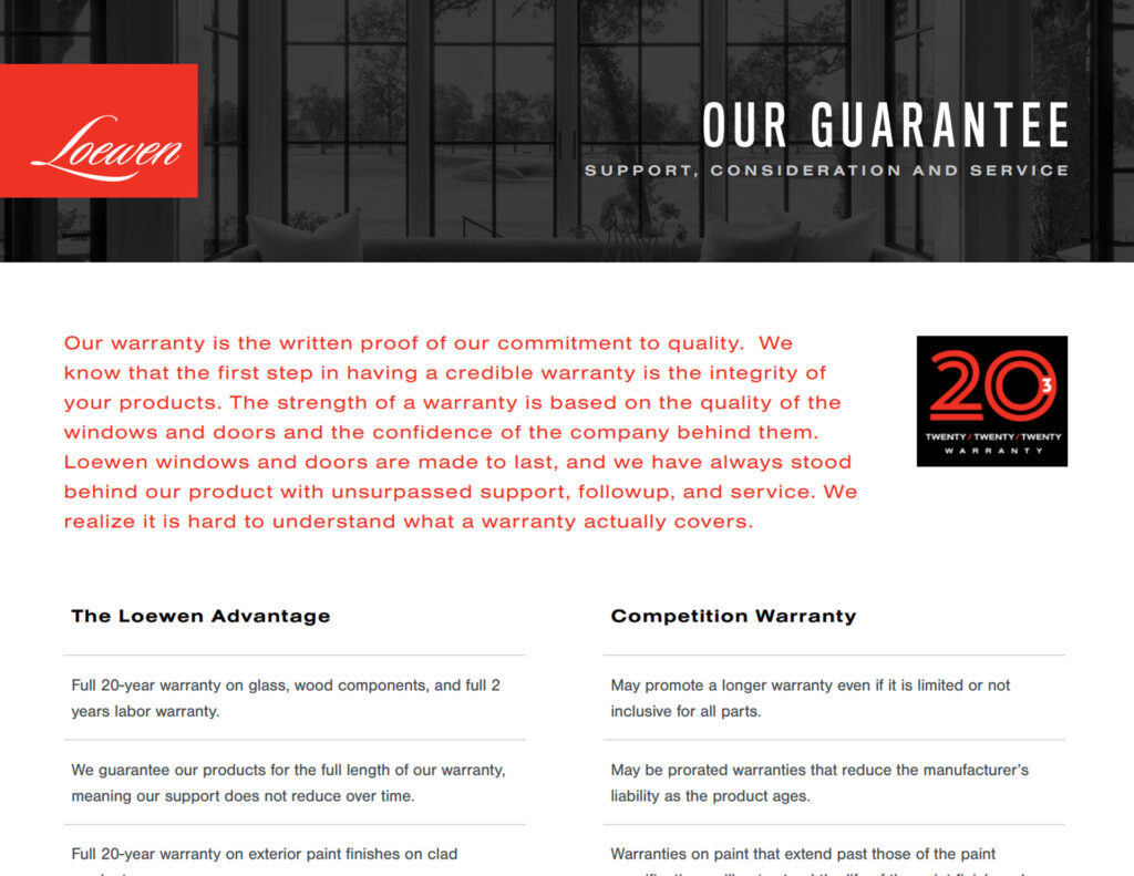 Colors & Finishes - Loewen Windows