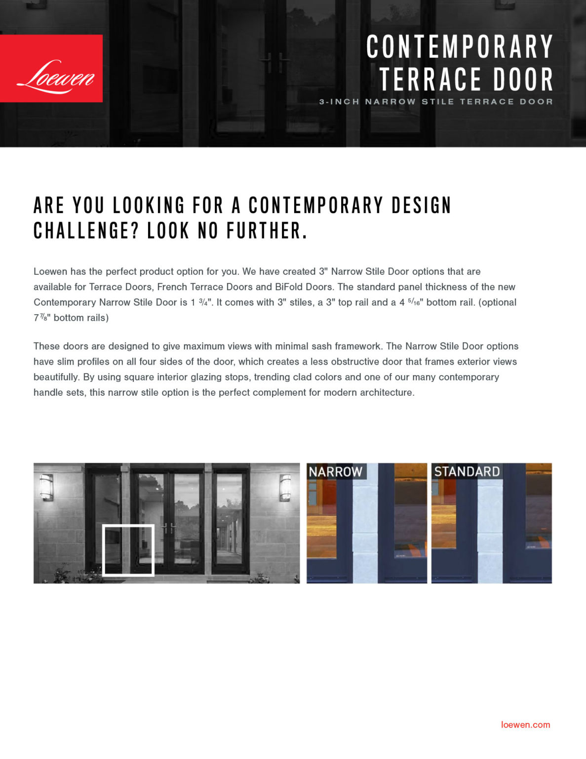 Swinging Terrace / French Doors - Loewen Windows