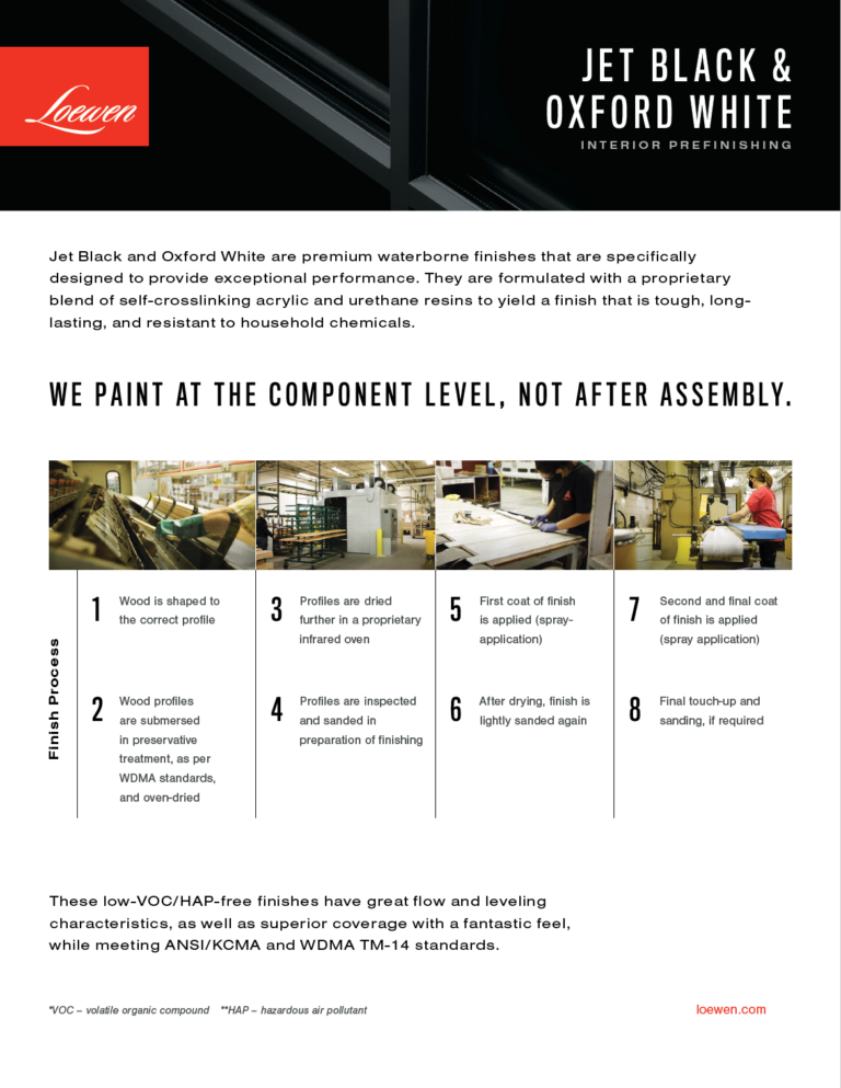 Colors & Finishes - Loewen Windows